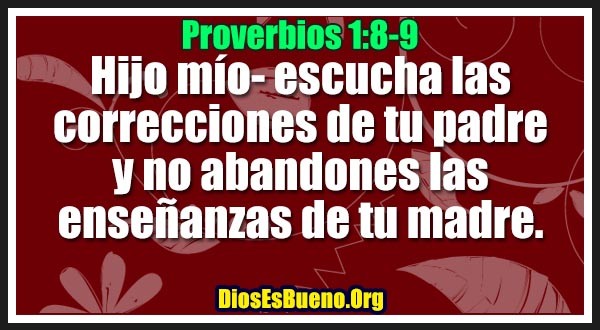 Proverbios 1:8-9