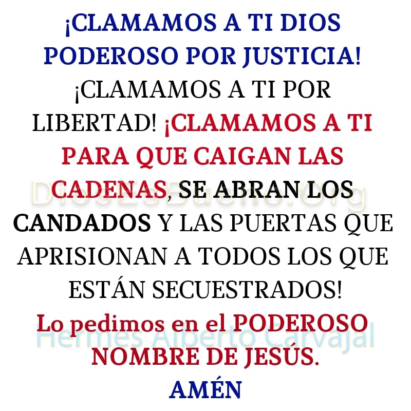 Oración Por las Víctimas de Secuestro | Dios Es Bueno