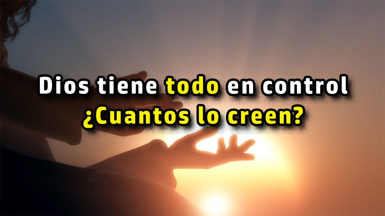Dios tiene todo en control ¿Por Te Agitas Ante Los Problemas De La Vida ...